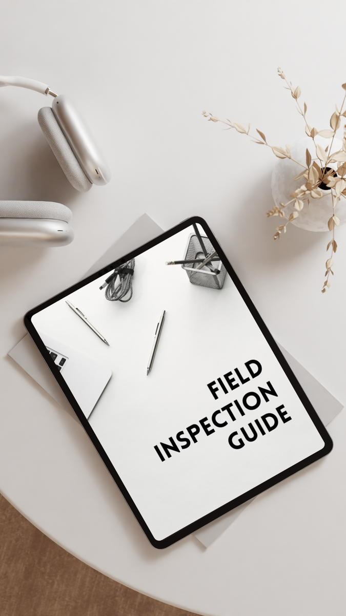 Field Inspector Guide | Digital Download | Step-by-Step Inspection Gui ...